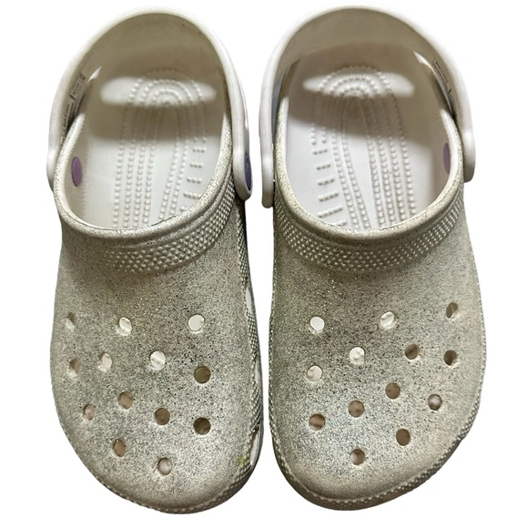 CROCS | Shoes | Crocs Glitter Kids Classic Clog J3 | Poshmark